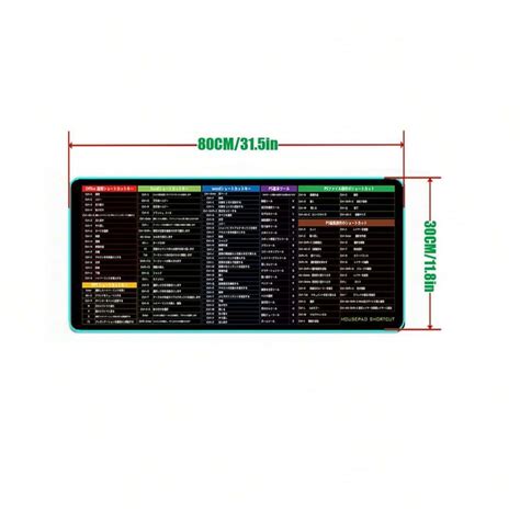 1pc Thickened Mouse Pad Keyboard Pad With Locking Edge For Office