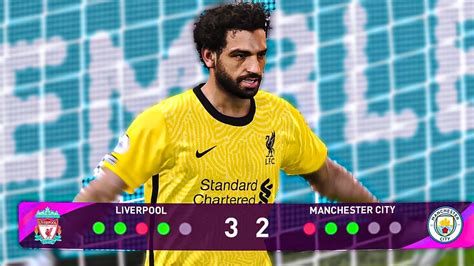 محمد صلاح ضد رياض محرز في حراسة المرمي ركلات الترجيح ليفربول ضد