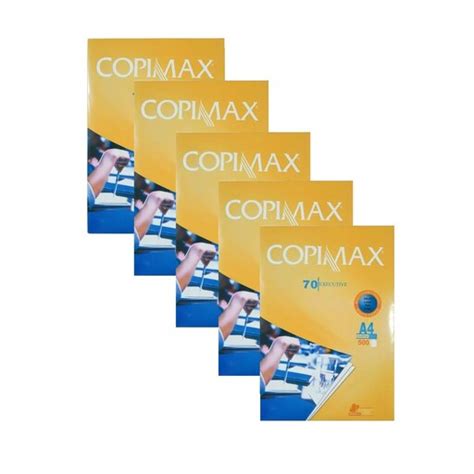 خرید و قیمت کاغذ A4 بسته 10000 عددی کپی مکس 20 بسته 500 تایی گرماژ 70