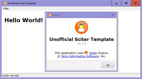Unofficial Sciter Template By Girkov Arpa