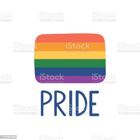 프라이드 플래그입니다 Lgbtq 무지개 허용 오차 일 카드 자부심의 달 Lgbtq 디자인 요소입니다 게이 퍼레이드 기호입니다
