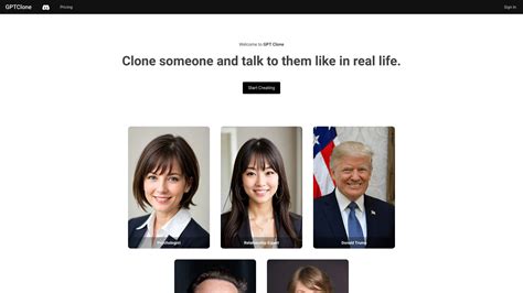 Gptcloneai Crea Clones De Ia Para Conversaciones Realistas Creatiai