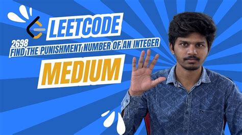 Find The Punishment Number Of An Integer Leetcode 2698 Python Soumil Speaks Youtube