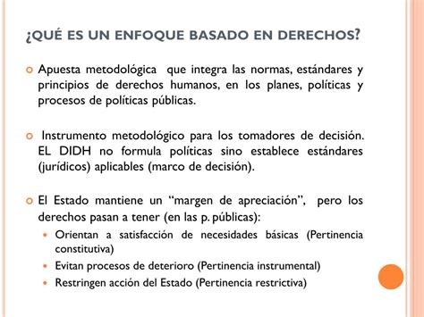 Ppt Enfoque Basado En Derechos Y PolÍticas PÚblicas En El Control