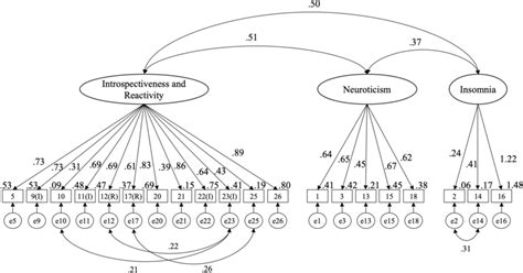 Confirmatory Factor Analysis Of The HAS J Note The Numbers With