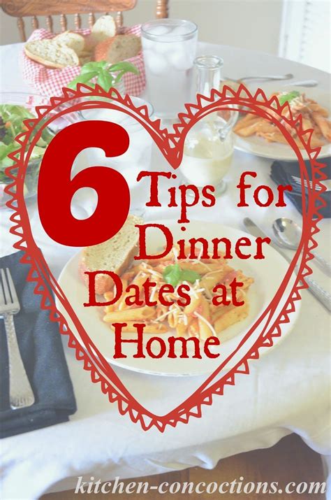 Make Every Dinner Date Night Worthy 6 Tips For Dinner Dates At Home Datenight Spon Tip
