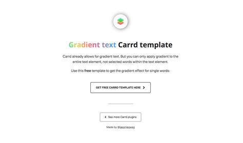 Gradient Text In Carrd