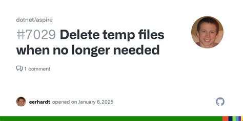 Delete Temp Files When No Longer Needed · Issue 7029 · Dotnetaspire