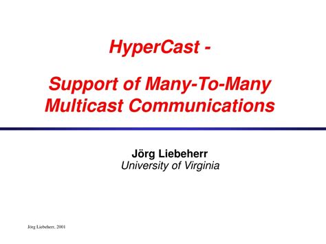 PPT HyperCast Support Of Many To Many Multicast Communications PowerPoint Presentation ID