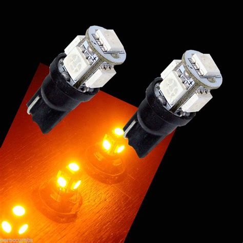Buy 10X T10 194 5 SMD 5050 Amber Fixed Current LED Car Tail Side Light
