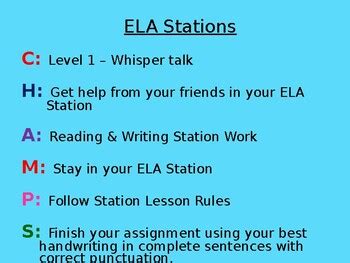 ELA Reading Block Rotations Editable Timed By Hip Hip Hooray For