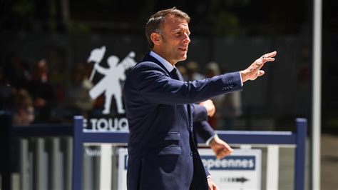 Макрон разпуска парламента на Франция обяви предсрочни избори Nova