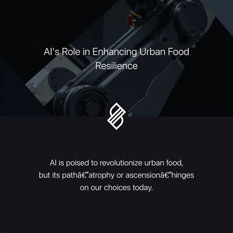 Ais Role In Enhancing Urban Food Resilience → Scenario