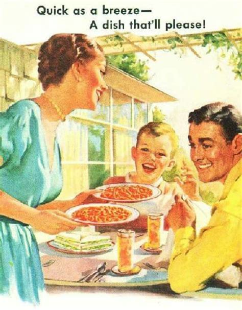 Franco American Spaghetti Ad 1952 Vintage American Art Vintage