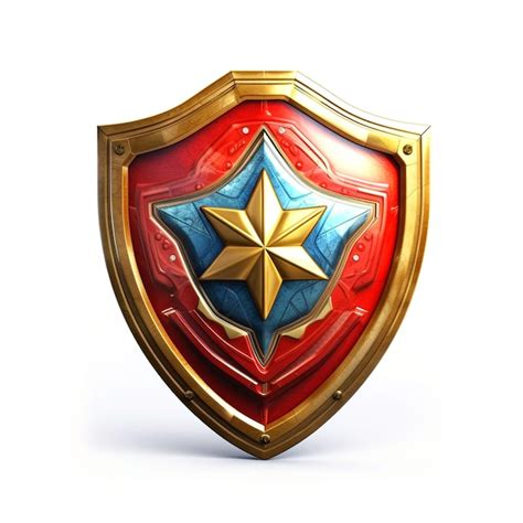 Premium AI Image Shot Of Shield