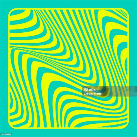 물결 모양의 선 액자 Op Art 유체 선 청록색 추상 라인 아트 추상적인에 대한 스톡 벡터 아트 및 기타 이미지 추상적인