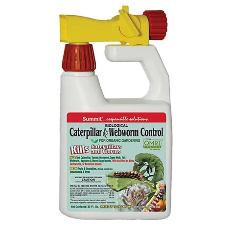 Summit Biological Caterpillar And Webworm Control Qt Hose End Spray At
