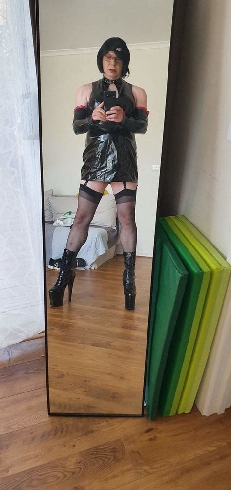 Slutty Rachel Latex In Pvc Black Dress 61 Pics Xhamster
