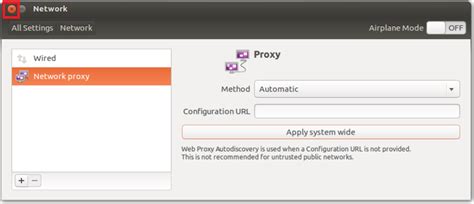 Configure Ubuntu Proxy Tellypass