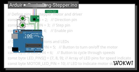 controlling stepper with buttons buttons only working at top of loop