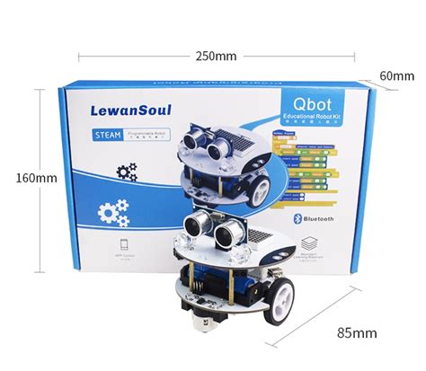 qbot programmable smart robot car kit robot pi shop