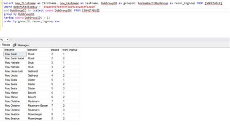 Sql Find Records Having Count 1 Stack Overflow
