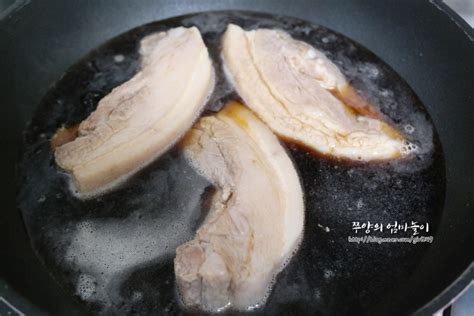 이색 삼겹살 요리 삼겹살간장조림
