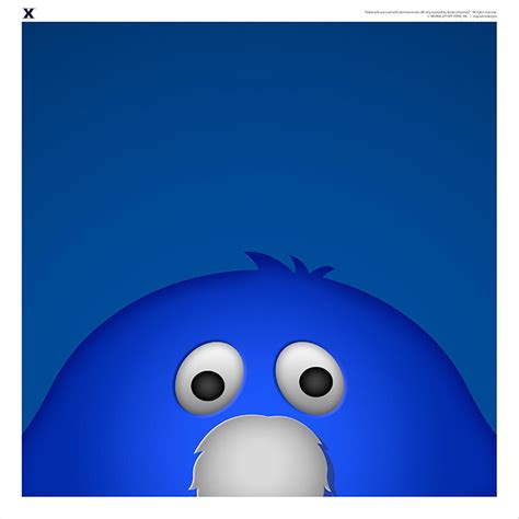 Blue Blob Xavier Musketeers 12 X 12 Minimalist Mascot Poster Print