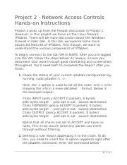 Network Access Controls Exploring Advanced Features Of IPTables Course Hero