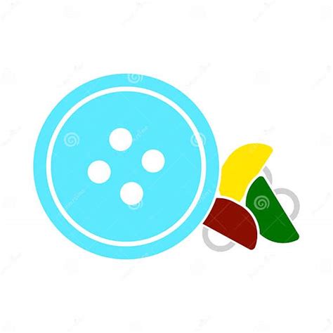 Icono De Los Botones De Costura Ilustración Del Vector Ilustración De
