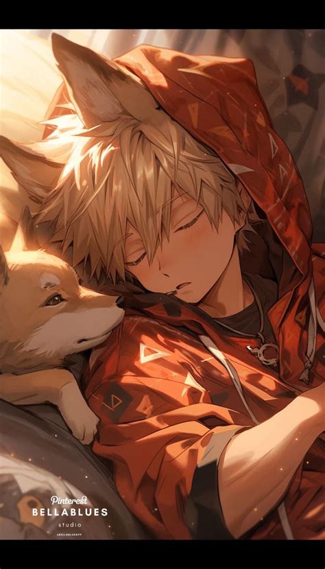 Slumbering Hero Katsuki Bakugo S Journey Into Dreamland Cute Anime