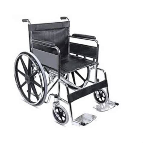 Black Fixed Mfu 038 Foldable Wheel Chair At ₹ 4250 In Chennai Id