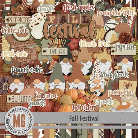 Fall Festival Kit Digital Art
