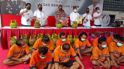 Sindikat Pengoplos Elpiji Dan Pencurian BBM Bersubsidi Diberangus