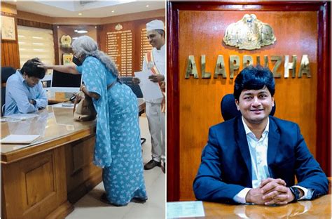 Krishna Teja Ias Shares Pic Of Elderly Woman Blessing Him India News