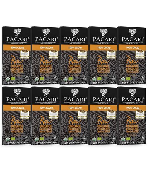 Buy Pacari Keto Chocolate Bars Dark Chocolate 100 Cacao Sugar Free