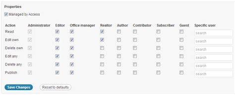 toolset types views cred and access