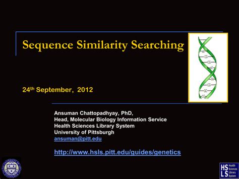 Sequence Similarity Searching