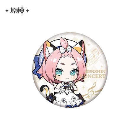 Diona Chibi Genshin Concert 2023 Earthly Chapter Badge 6cm