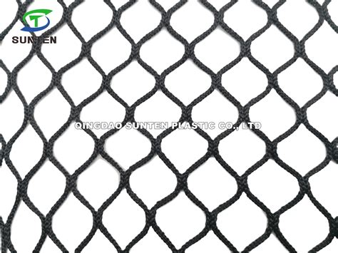 Super Quality Black Color Polyester Knotless Netting Container Fall