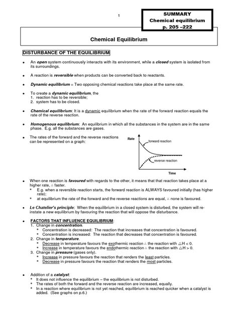Equilibrium Pdf Chemical Equilibrium Reaction Rate