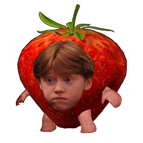 Ron Weasley As A Strawberry Harry Potter Engraçado Rony Weasley