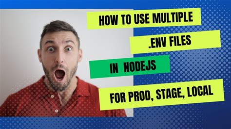 Multiple Env Environment Files In Nodejs Prod Stagelocal Youtube