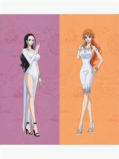 One Piece Nico Robin And Nami Photographic Print For Sale By Lexiekshlerin Redbubble