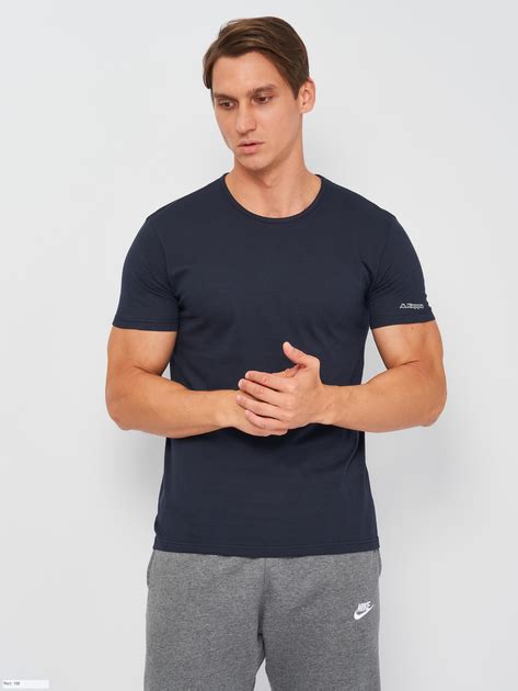 Футболка нательная мужская Kappa K1305 XXL Темно-синяя (8052394816226 ...