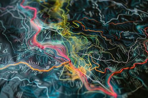 Premium Photo Pollution Concentration Charting Route Ar Generative Ai