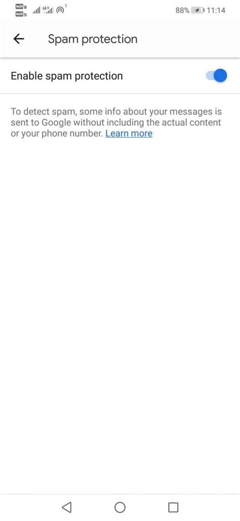 How To Activate The New Spam Protection Feature On Android