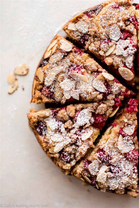 Delicious Raspberry Almond Crumb Cake