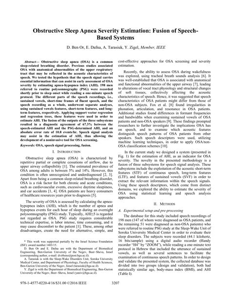 [pdf] Obstructive Sleep Apnea Severity Estimation Fusion Of Speech Based Systems