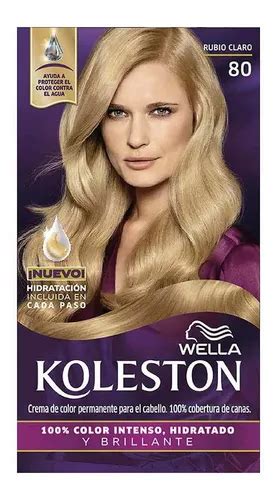 Tinte De Cabello Koleston 80 Rubio Claro MercadoLibre